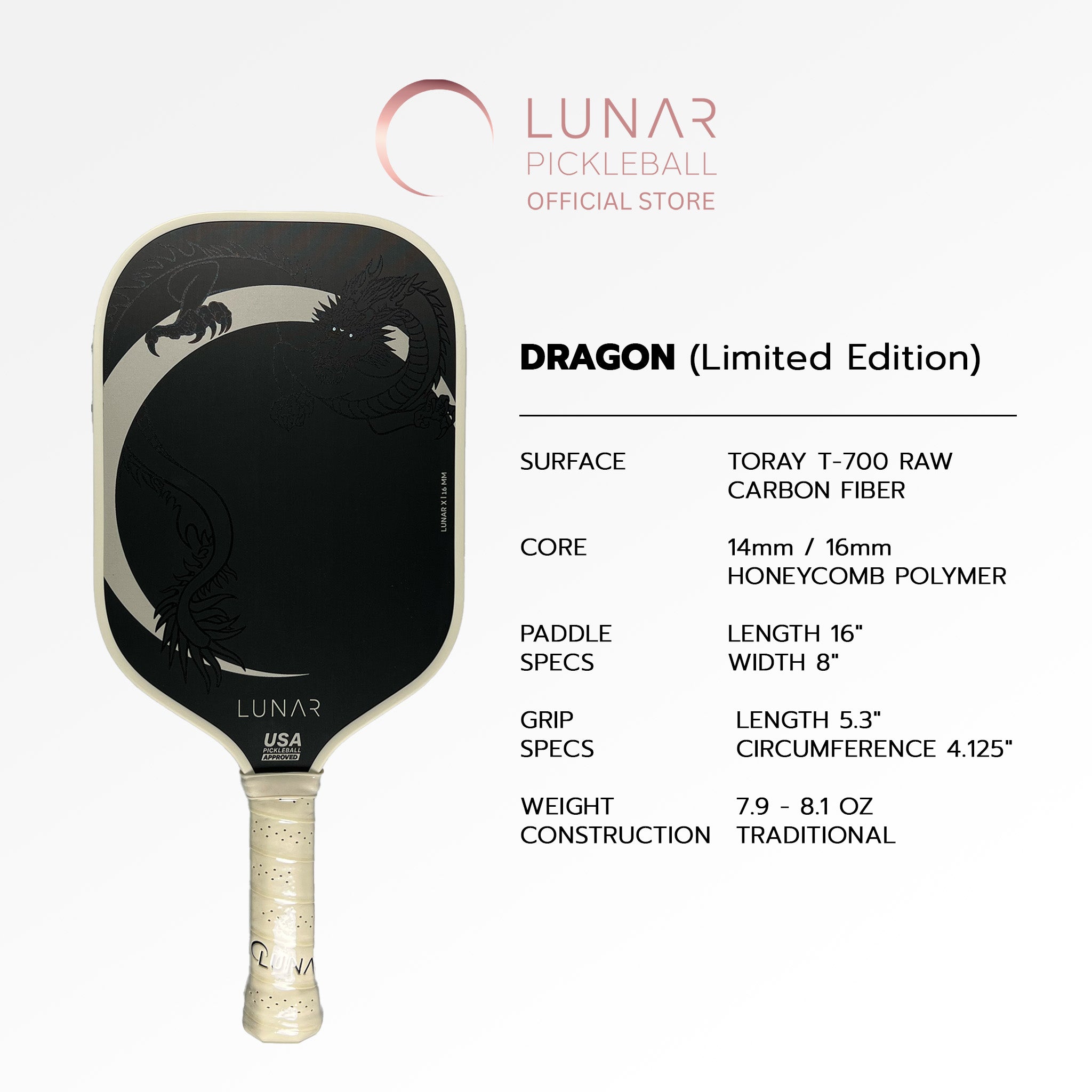 Lunar Pro Power Pickleball Paddle - Pro – Lunar Pickleball